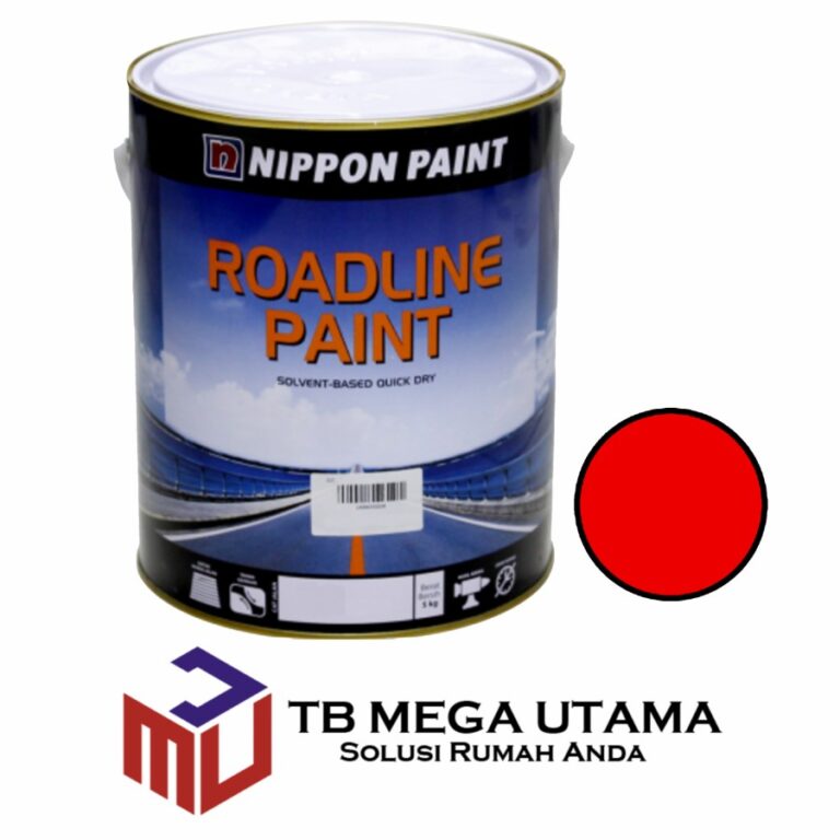 Nippon Roadline Paint 5 Kg Red | Cat Marka Jalan Trotoar Warna Merah ...